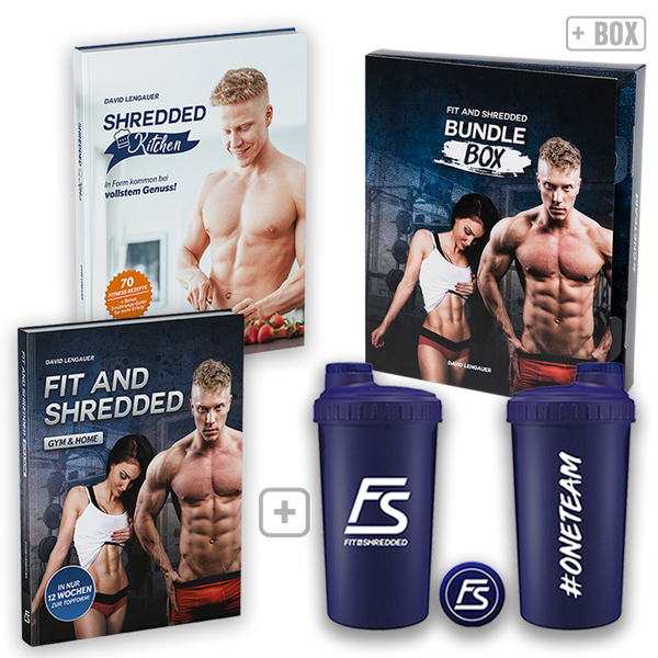 FIT AND SHREDDED Buch von David Lengauer: Muskelaufbau & Abnehmen